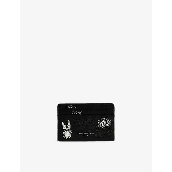 Zadig&Voltaire Zv Arty Pass Leather Cardholder
