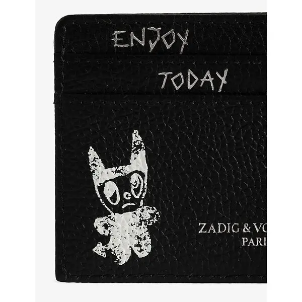 Zadig&Voltaire Zv Arty Pass Leather Cardholder