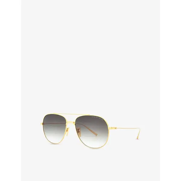 Dita D4000440 Artoa 79. Pilot-frame Metal Sunglasses