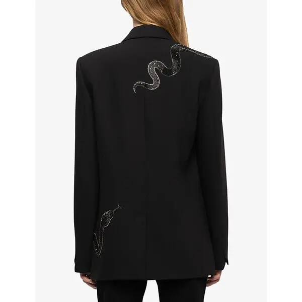 Zadig&Voltaire Vanille Rhinestone Embellished Blazer