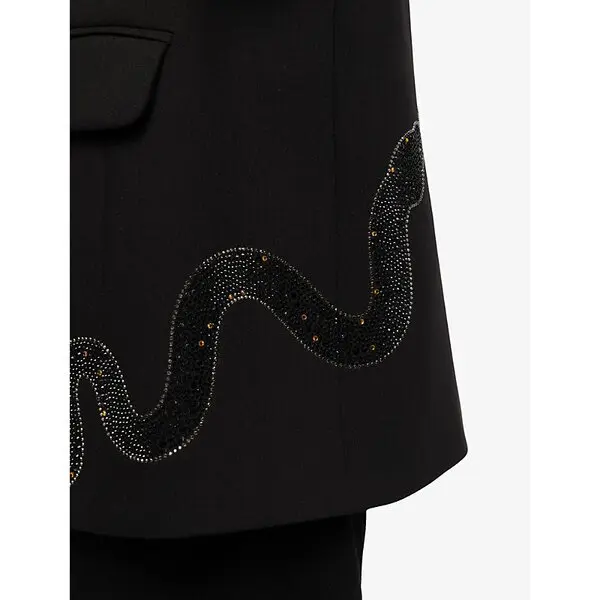 Zadig&Voltaire Vanille Rhinestone Embellished Blazer