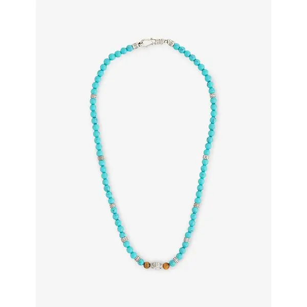 THOMAS SABO Sterling-silver And Tiger's Eye Necklace
