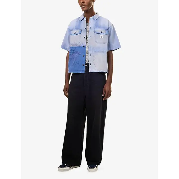 PALY HOLLYWOOD Love Herringbone Cotton Work Shirt