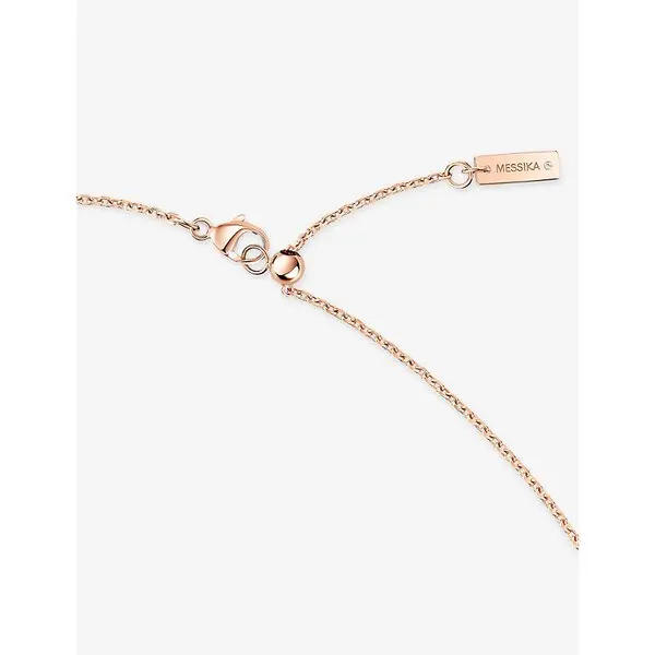 Messika 18ct Rose Gold And Diamond Necklace