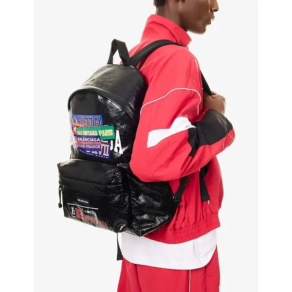 Balenciaga Explorer Leather Backpack