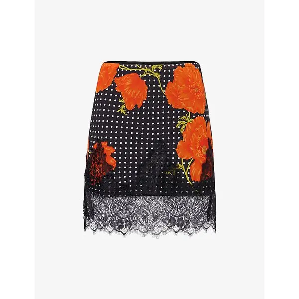 NEVER FULLY DRESSED Poppy Maeva Mini Chiffon Skirt
