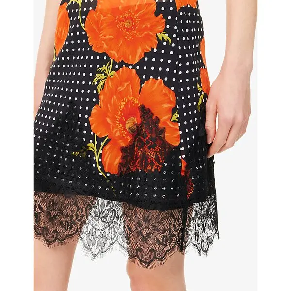 NEVER FULLY DRESSED Poppy Maeva Mini Chiffon Skirt