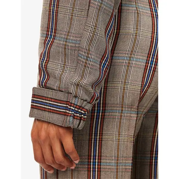 VIVIENNE WESTWOOD Memphis Cropped Woven Bomber Jacket