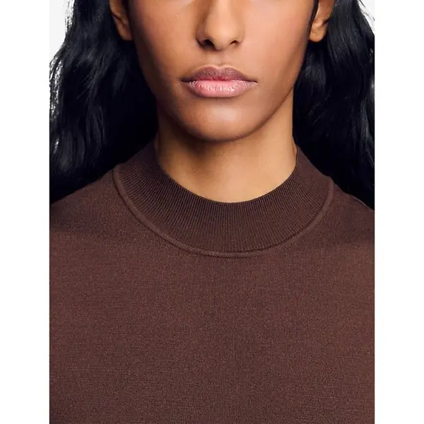 Sandro Sleeveless Cropped Jumper
