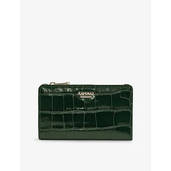 ASPINAL OF LONDON Mayfair Leather Wallet - Evergreen