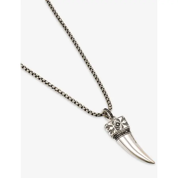 THOMAS SABO Wolf Tooth Sterling-silver Pendant Necklace