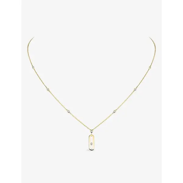 Messika 18ct Gold Diamond Pendant Necklace