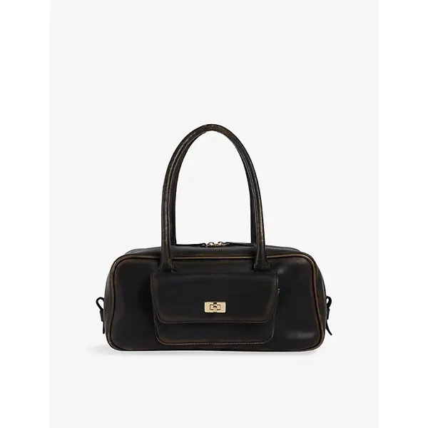 Sandro Ezmehralda Suede Shoulder Bag