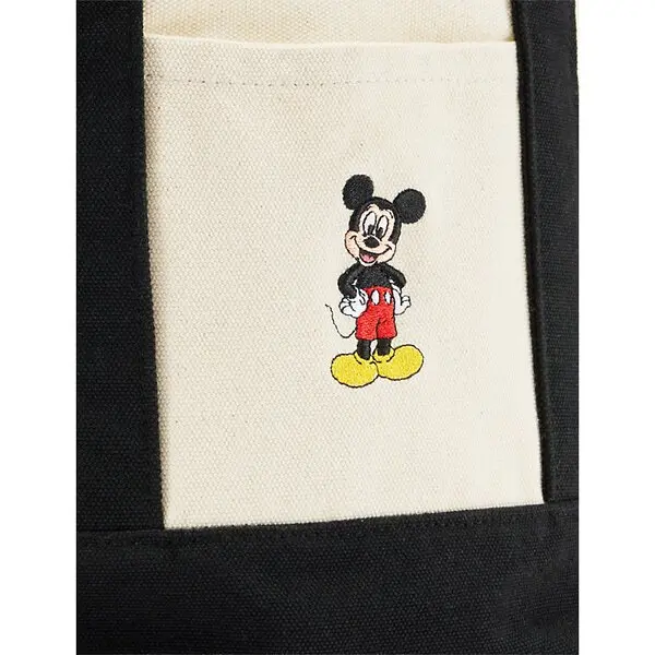 THE DISNEY STORE AT SELFRIDGES Mickey Mouse Embroidered Canvas Tote Bag