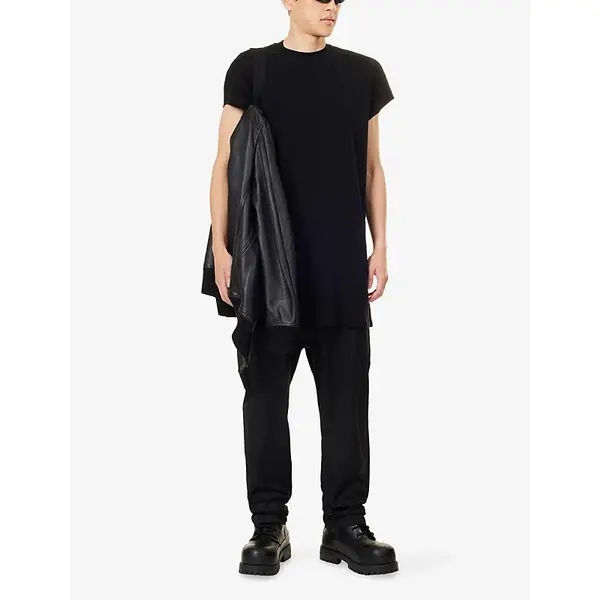 Rick Owens Cap-sleeve Jumbo Cotton T-shirt