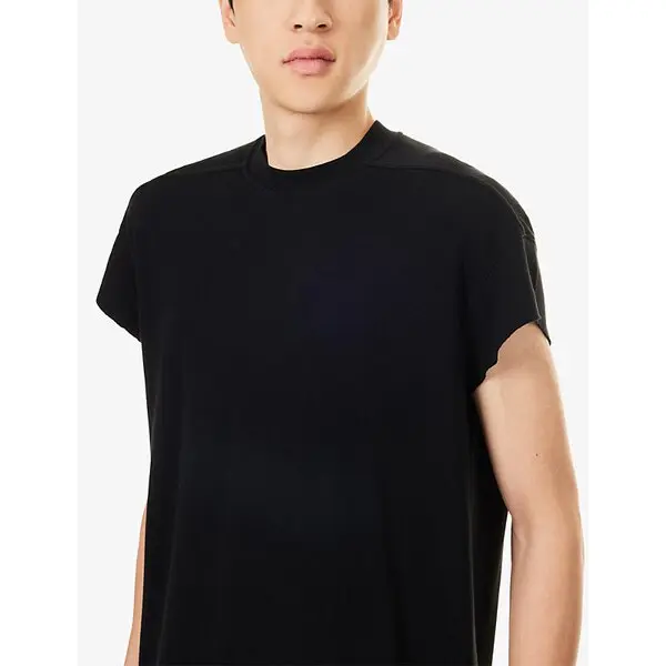 Rick Owens Cap-sleeve Jumbo Cotton T-shirt