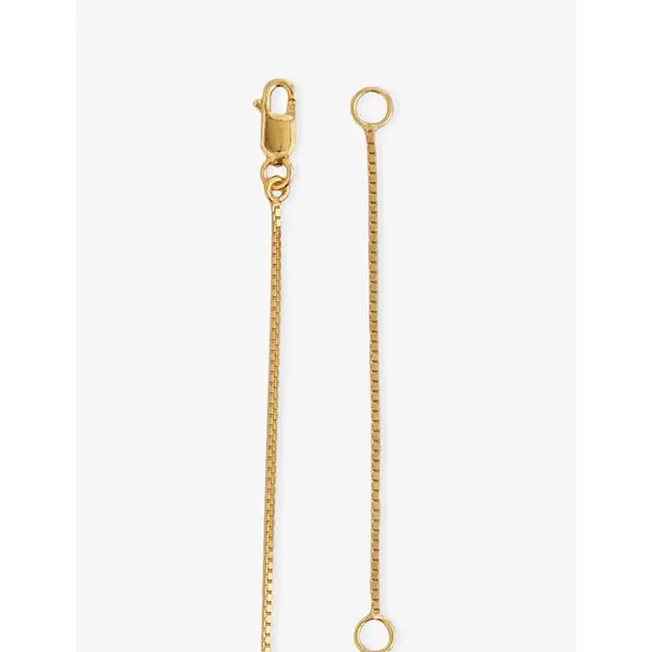 RACHEL JACKSON Mini Twisted T-bar Sterling Silver Necklace