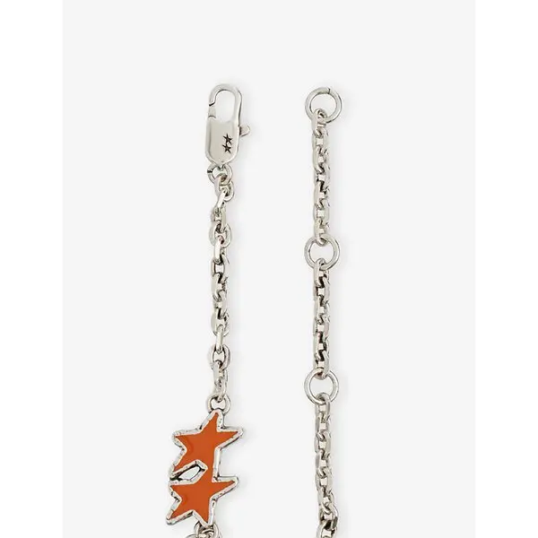 TWOJEYS Melted Stars 925 Sterling Silver-plated Brass Necklace