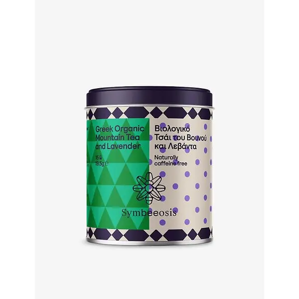 SYMBEEOSIS Greek Organic Mountain Tea With Lavender Tin 19.5g