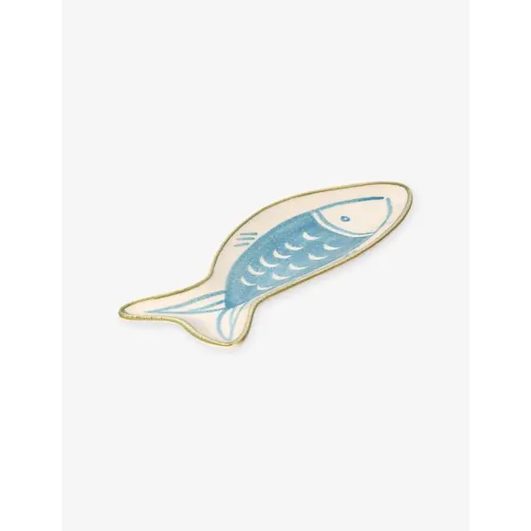DAMSON MADDER Fish-shaped Ceramic Plate