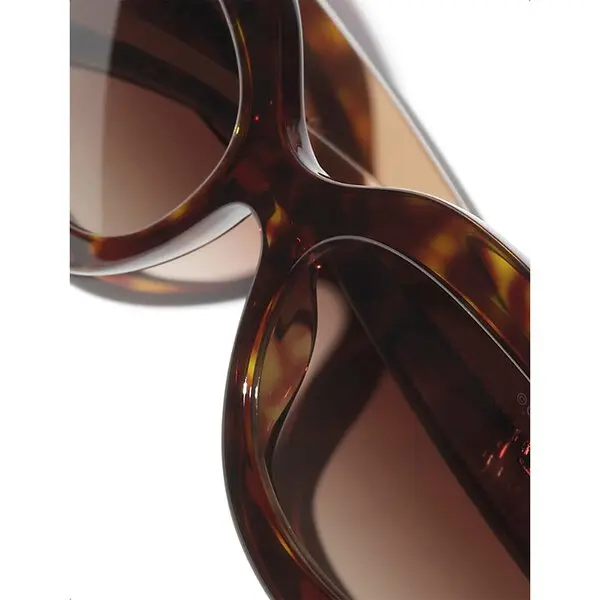 Chanel Oval-frame Acetate Sunglasses