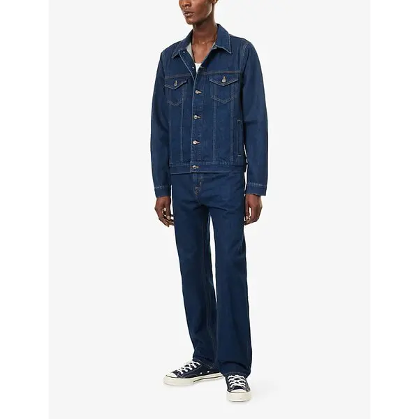 7 For All Mankind Perfect Long-sleeve Denim Jacket