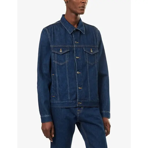 7 For All Mankind Perfect Long-sleeve Denim Jacket