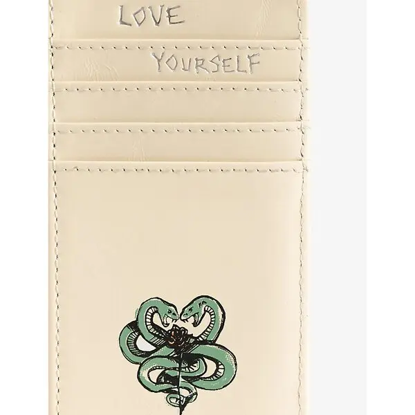 Zadig&Voltaire Rock Tattoo Leather Cardholder