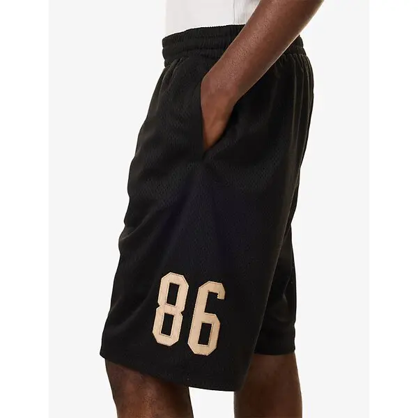 1886 Brand Appliqué Mesh-jersey Basketball Shorts