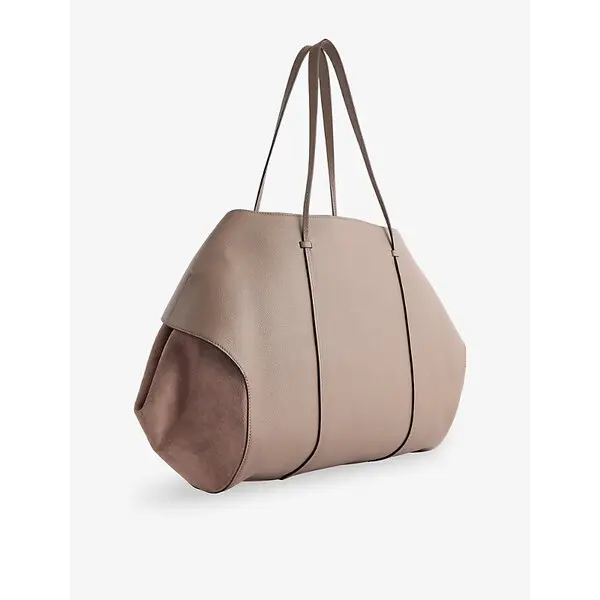 NEOUS Berenices Suede Holdall - Taupe