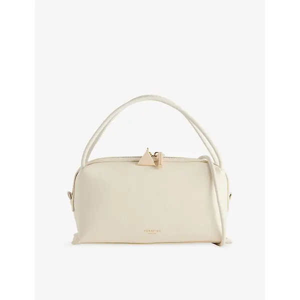 VERAFIED Café Mini Leather Shoulder Bag