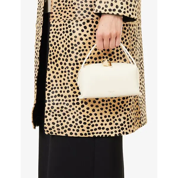 VERAFIED Café Mini Leather Shoulder Bag