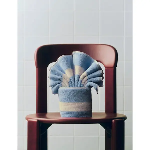 HAY Striped Cotton Hand Towel