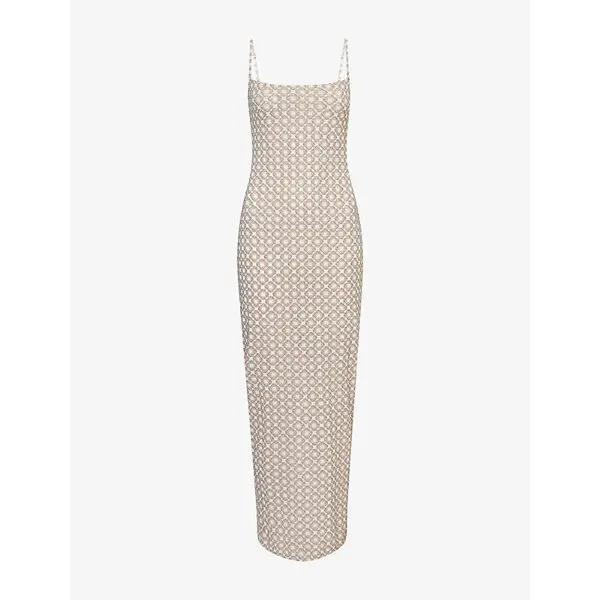 Monday Swimwear Provence Printed Stretch-woven Maxi Dress