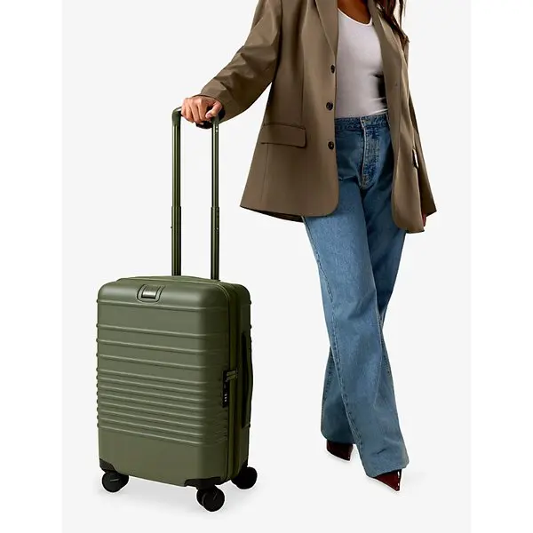 BEIS The Carry-on Roller Suitcase - Olive