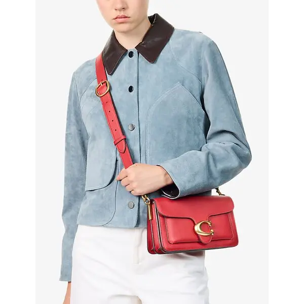 COACH Tabby 26 Leather Shoulder Bag - Poppy