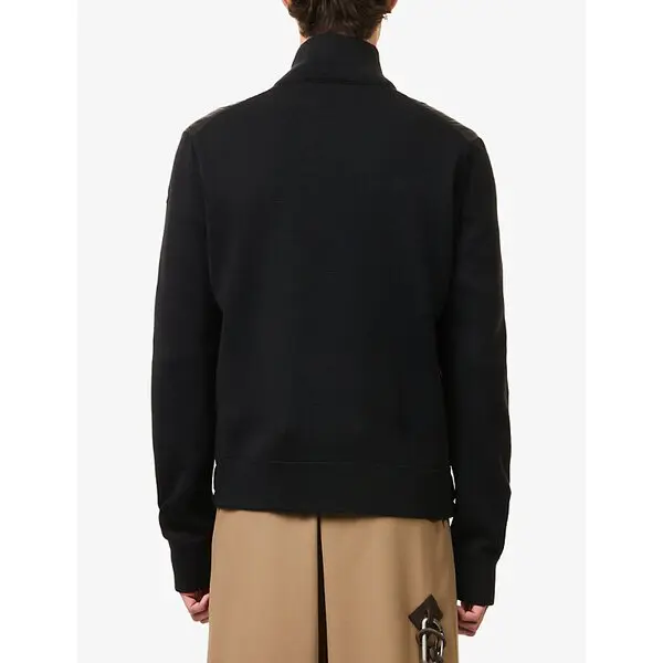 Moncler Hybrid Zip-up Padded Knit Cardigan