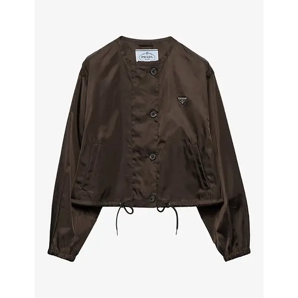 Prada Re-nylon Cropped Blouson Jacket