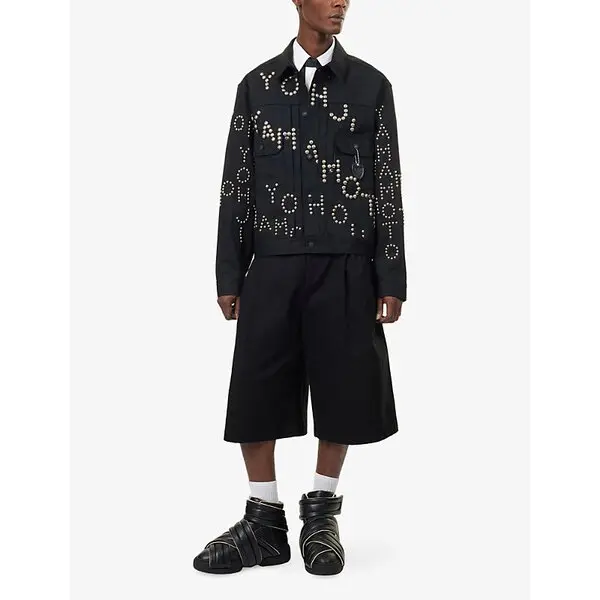 Yohji Yamamoto Stud-embellished Denim Jacket