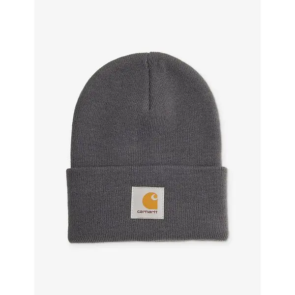Carhartt Work In Progress Watch Brand-patch Acrylic Beanie Hat