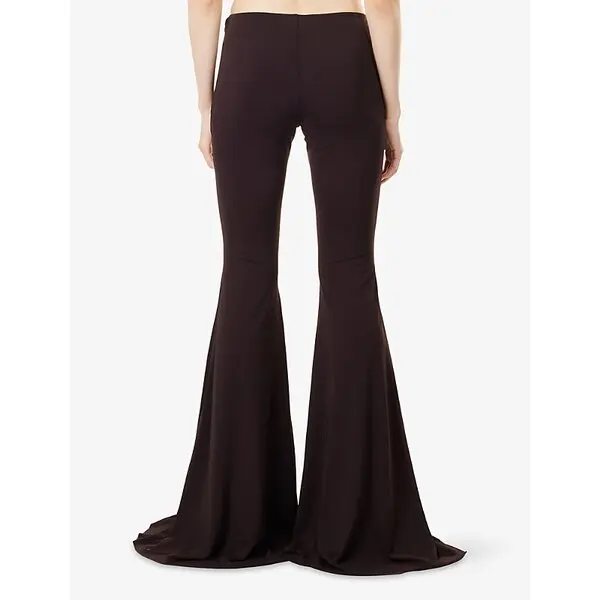 REBIRTH Kick Flared Stretch-woven Trousers