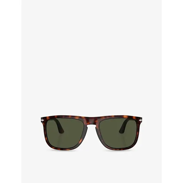 Persol Po3336s Pilot-frame Acetate Sunglasses - Brown