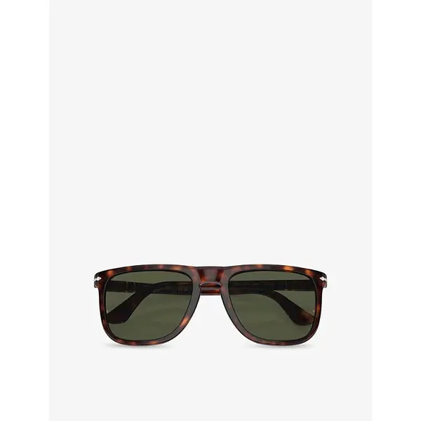 Persol Po3336s Pilot-frame Acetate Sunglasses - Brown