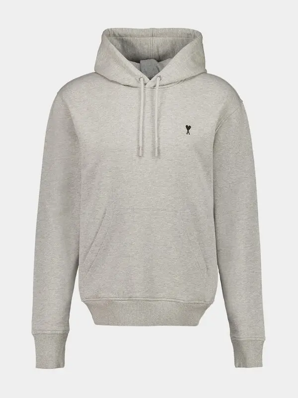 AMI Paris Heather Cotton De Coeur Sweatshirt