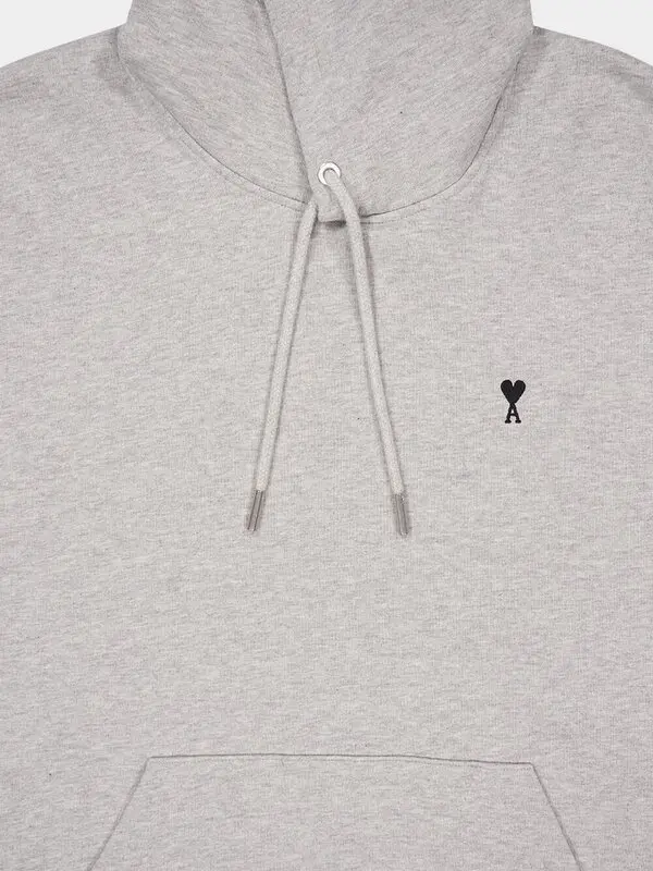 AMI Paris Heather Cotton De Coeur Sweatshirt