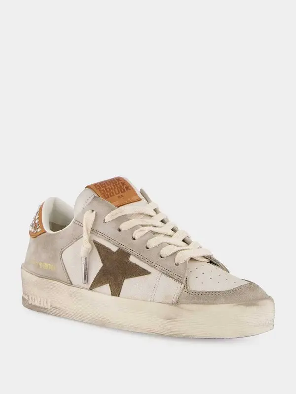 GOLDEN GOOSE Star Studded Leather Sneakers