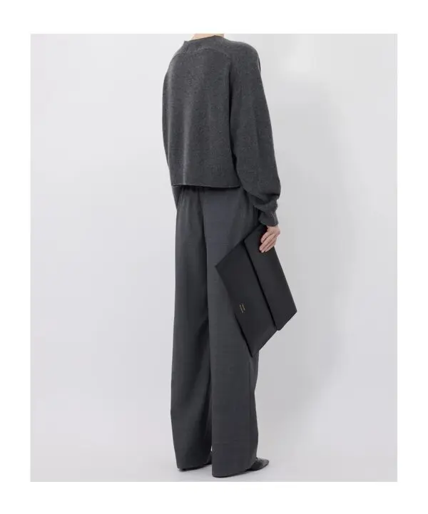 Loulou De Saison Anzor Boxy V-neck Sweater