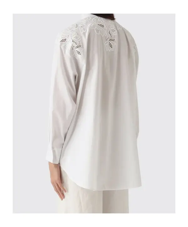 Ermanno Scervino Embroidered Scalloped Shirt