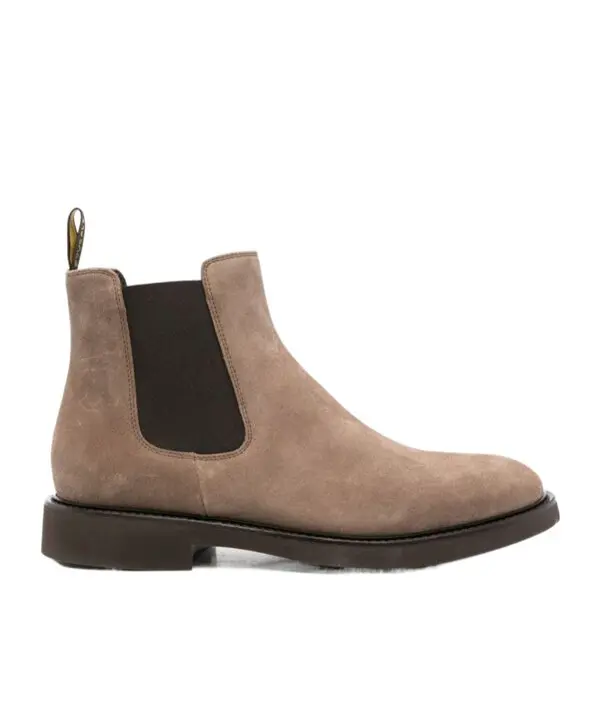 DOUCAL'S Almond Toe Slip-on Ankle Boots - Cacao