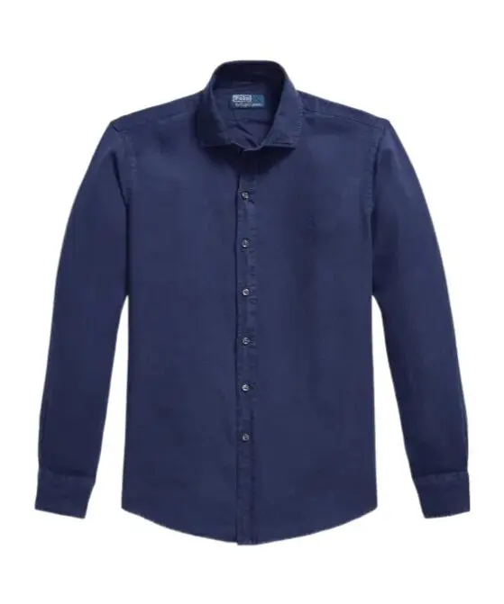 Polo Ralph Lauren Buttoned Shirt - Navy Blue
